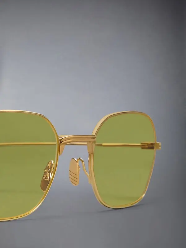Thom Browne Octagon Frame Sunglasses - Green