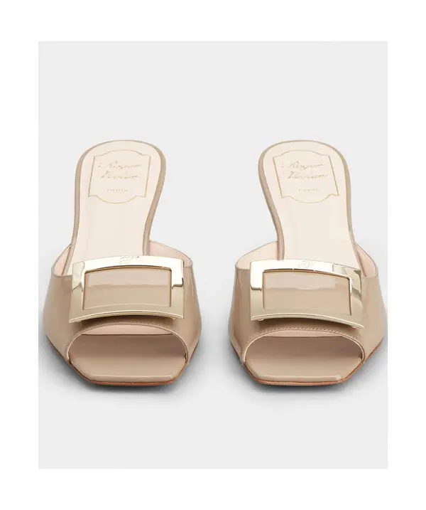 ROGER VIVIER Logo Engraved Slip-on Mules
