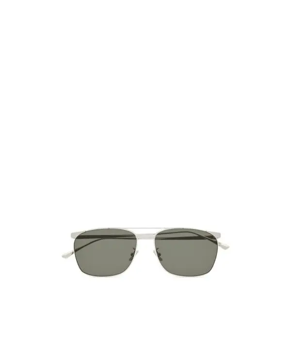 Saint Laurent Aviator Sunglasses - Silver/gray