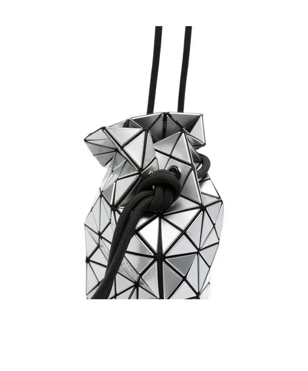 Issey Miyake Prism Drawstring Shoulder Bag - Gray