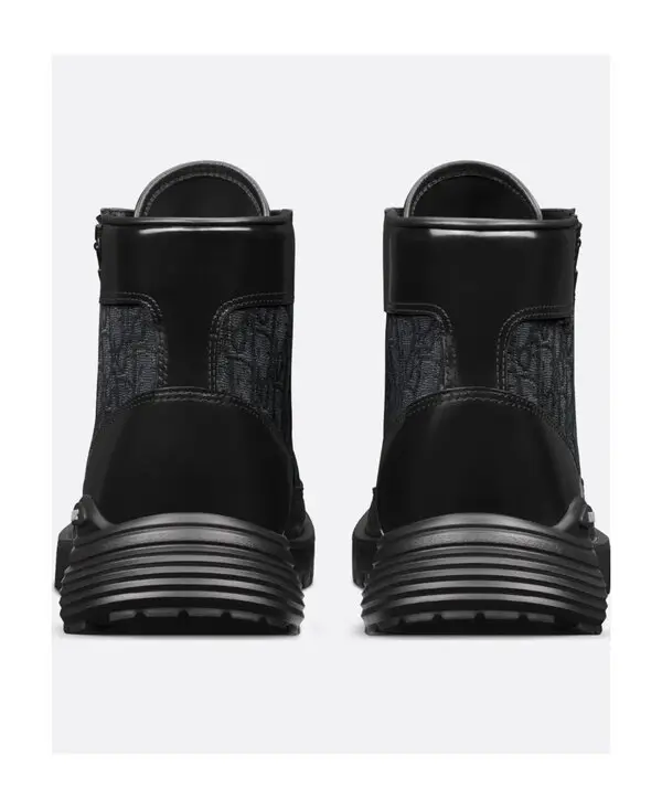 Dior Combat Ankle Boots With Logo Detailing