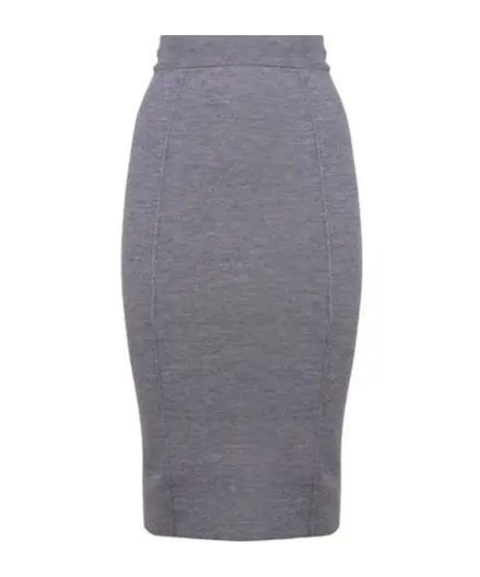 Pinko Logo Stitched Midi Skirt