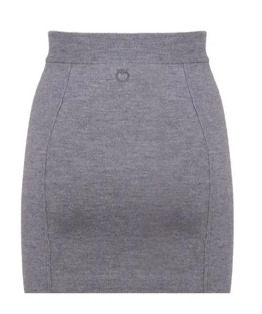 Pinko Logo Stitched Midi Skirt