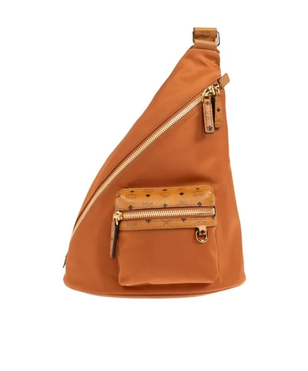 Mcm Aren Sling Backpack - Brown