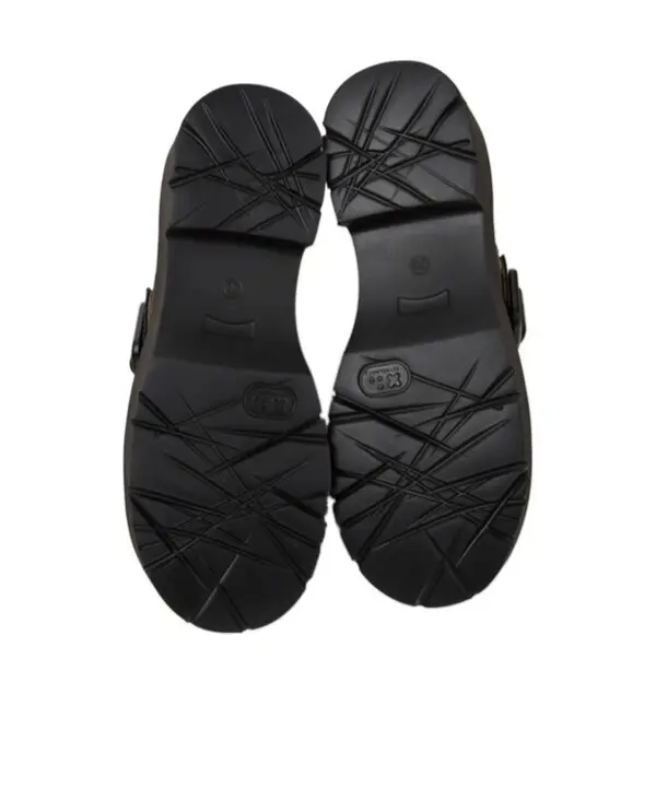 Camper High-heeled Loafers With Buckle Strap And Thick Sole
