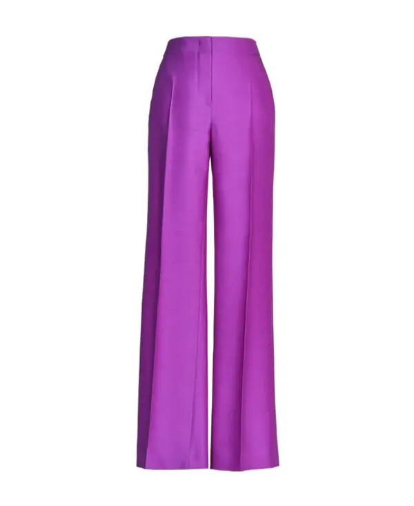 Max Mara Tailored Straight Leg Trousers With Belt