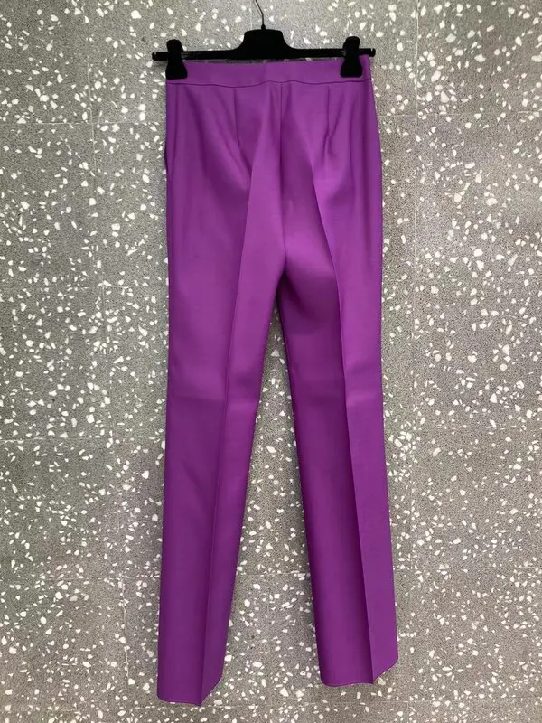Max Mara Tailored Straight Leg Trousers With Belt