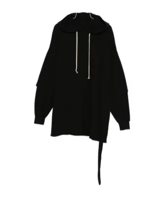 Rick Owens Tommy Hustler Hoodie - Black