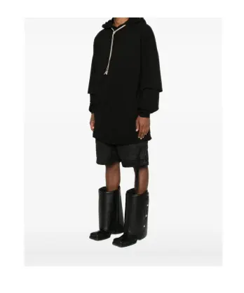 Rick Owens Tommy Hustler Hoodie - Black