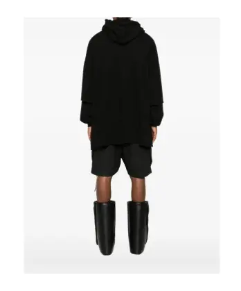 Rick Owens Tommy Hustler Hoodie - Black