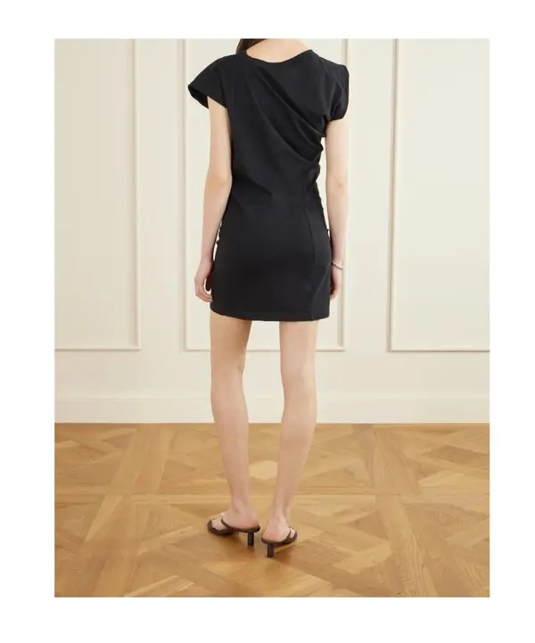 AGOLDE Round Neck Short Sleeve Dress
