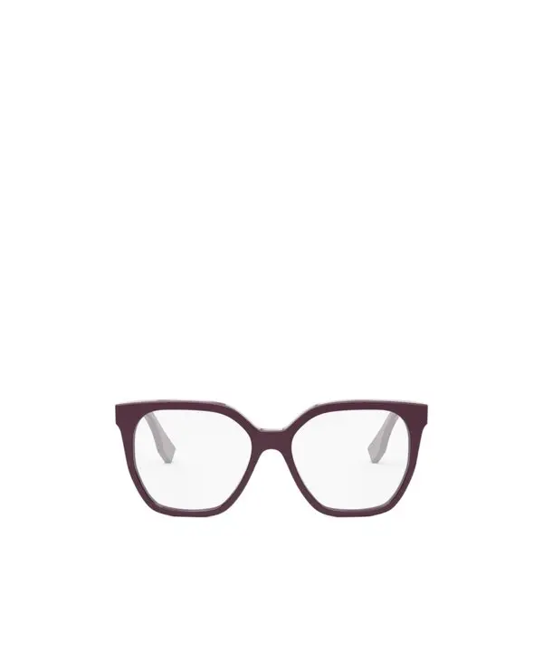 Fendi Square Frame Glasses - Brown