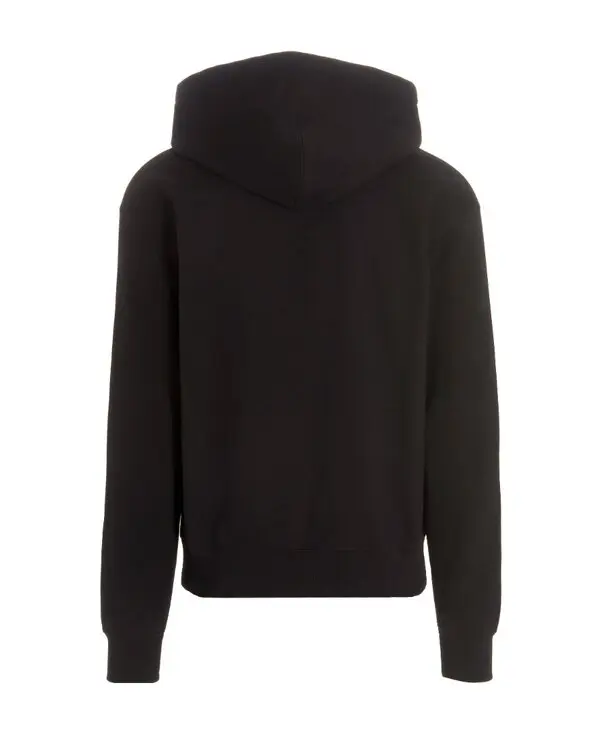 JIL SANDER Logo Patch Long-sleeve Hoodie - Black