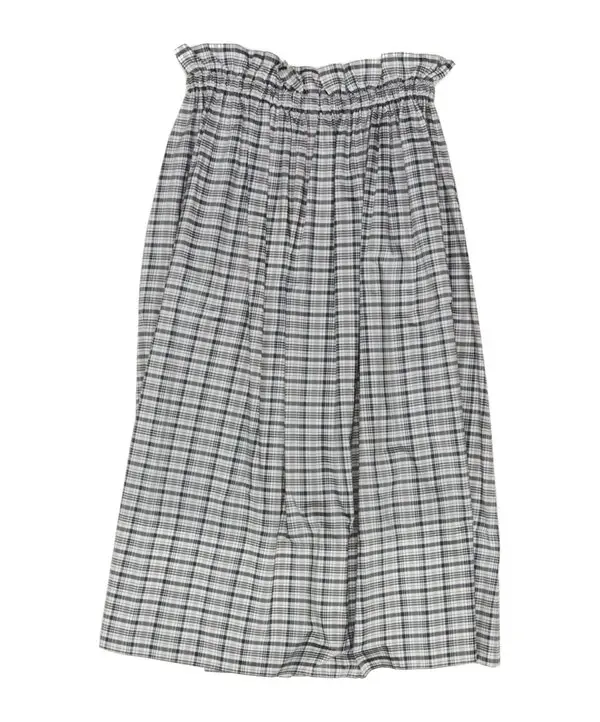 JIL SANDER Checked Midi Skirt