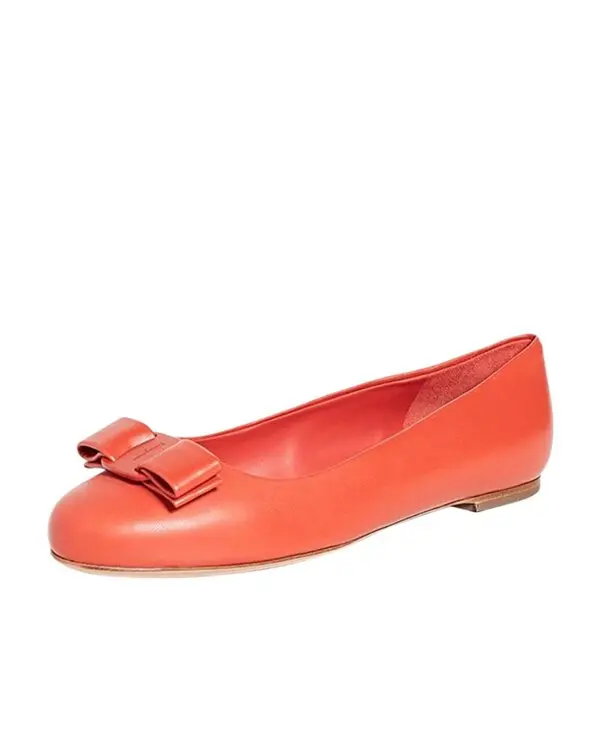 FERRAGAMO Bow Detail Ballet Flats