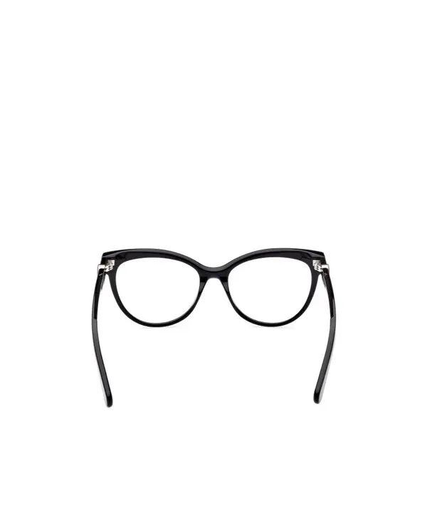Moncler Cat Eye Eyeglasses - Black