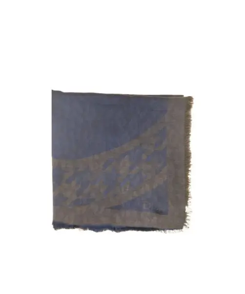 Dior Pattern Scarf - Gray