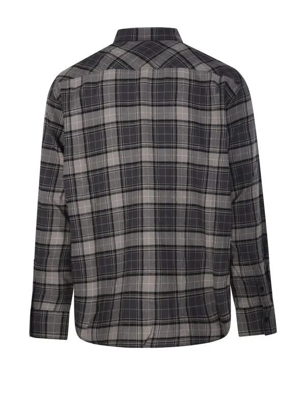 Off-White Spray Check Flannel Shirt