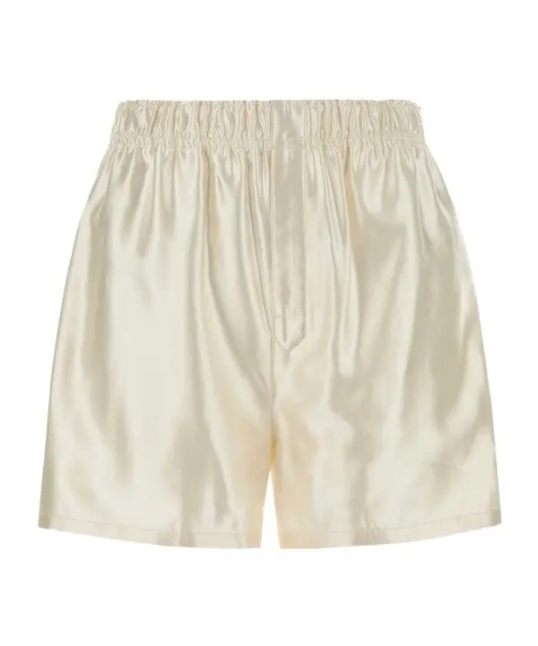 Carven Satin Pull-on Shorts - No