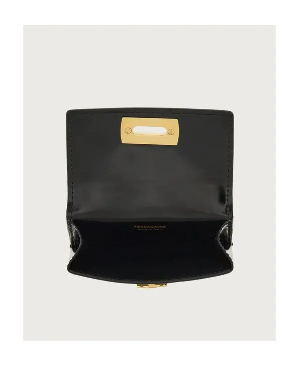 FERRAGAMO Gancini Lock Card Holder