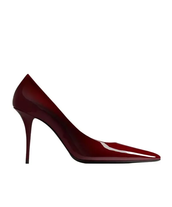 Saint Laurent Norma Pointed Toe Pumps With Stiletto Heel