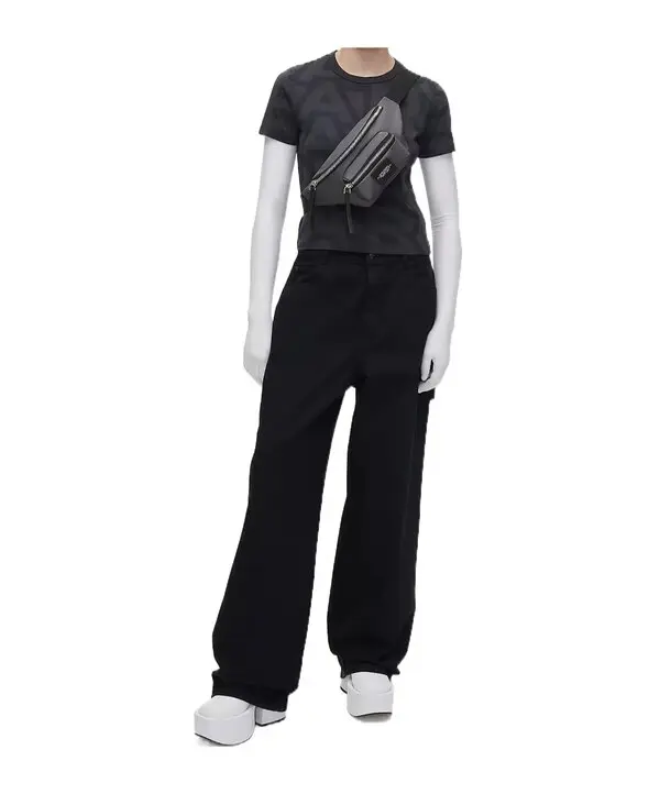 Marc Jacobs The Biker Logo-patch Belt Bag