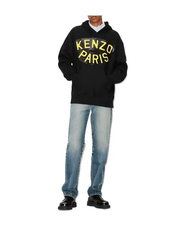Kenzo Logo Print Hoodie