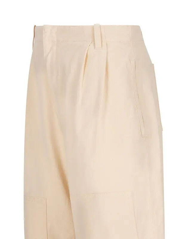Etro Wide-leg Turn-up Hem Trousers