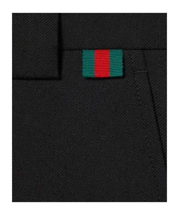 Gucci Pleated Gabardine Shorts