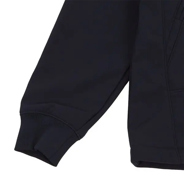 C.P. COMPANY Long Sleeve Zip Jacket With Goggles - Black