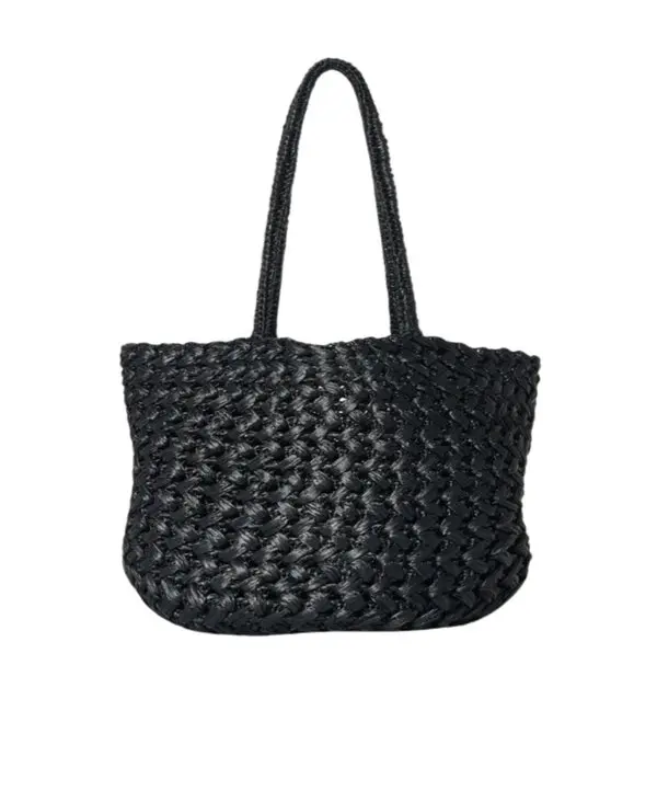 THE ROW Nikun Top Handle Bag - Black