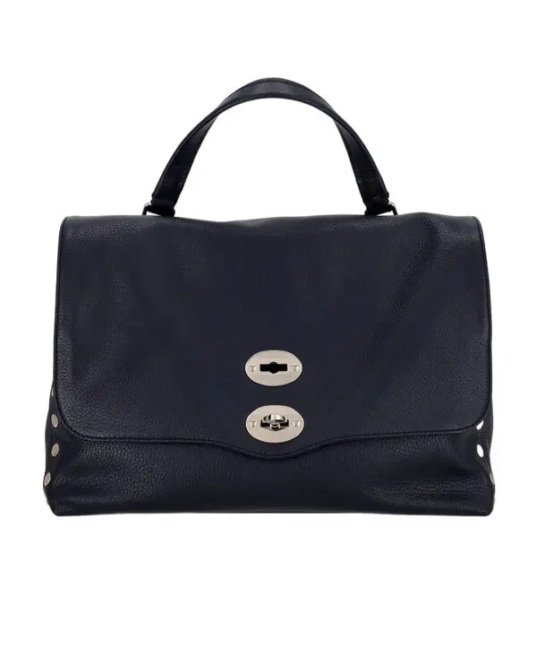 ZANELLATO Postina Daily Twist-lock Medium Tote Bag - Black