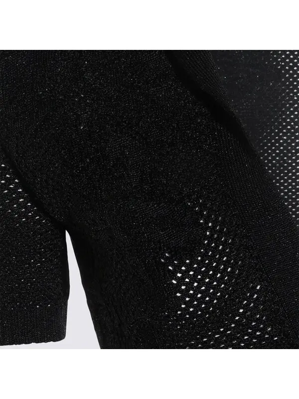 Amiri Lurex Knit Mini Dress