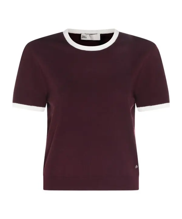 Tory Burch Short Sleeve Crewneck T-shirt