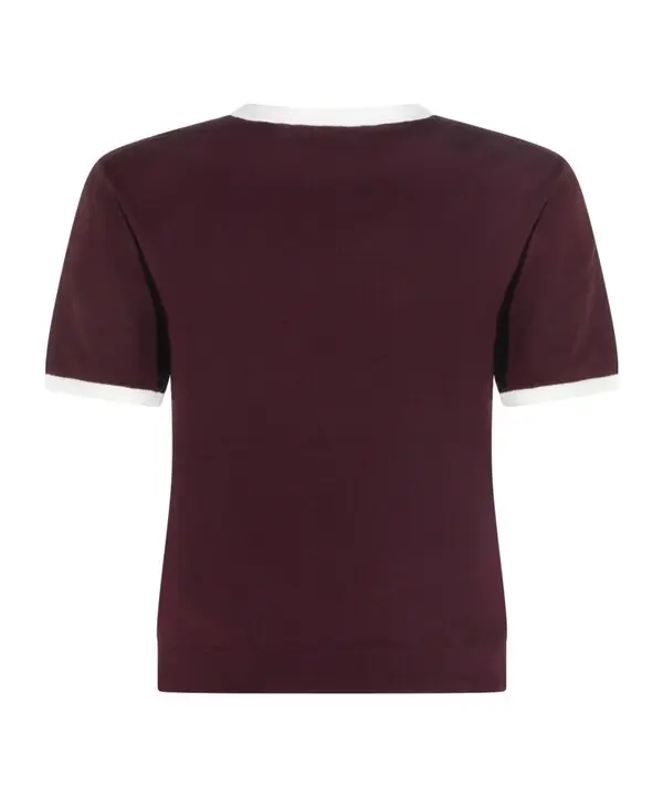 Tory Burch Short Sleeve Crewneck T-shirt