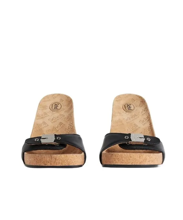 Balenciaga X Scholl Heeled Leather Sandals