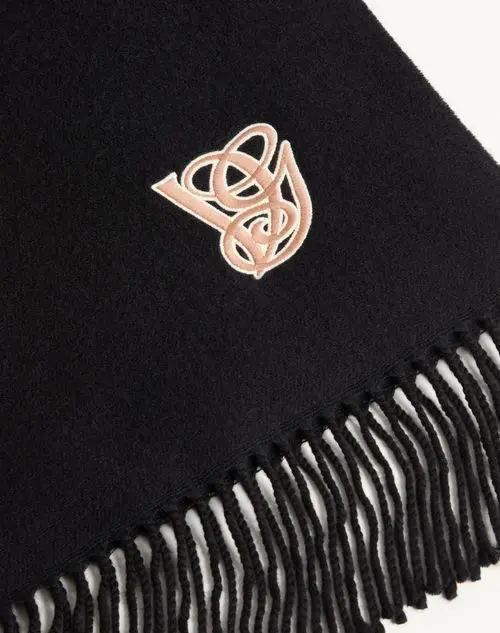 Valentino Garavani Fringed Edge Scarf