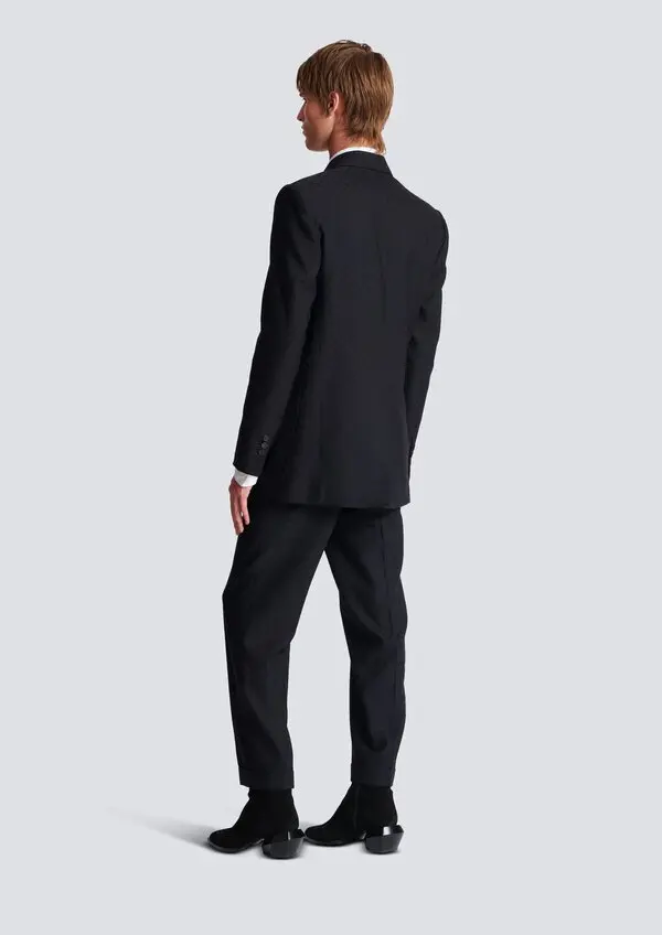Balmain Double Breasted Tailored Jacket - Black