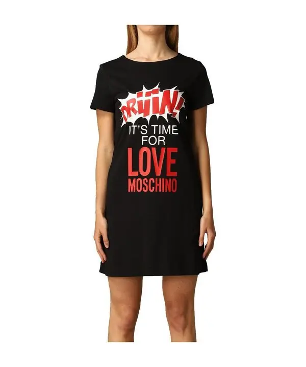 Moschino T-shirt Dress With Logo