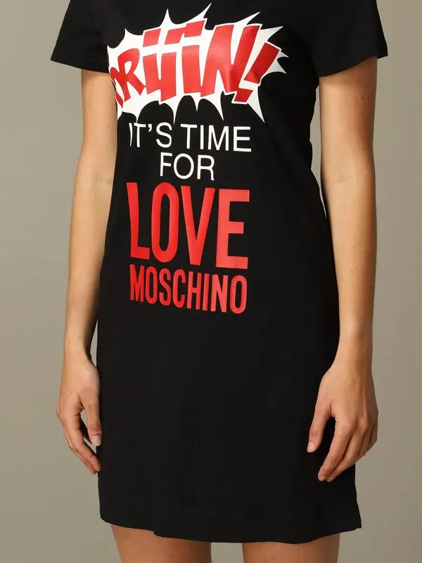 Moschino T-shirt Dress With Logo