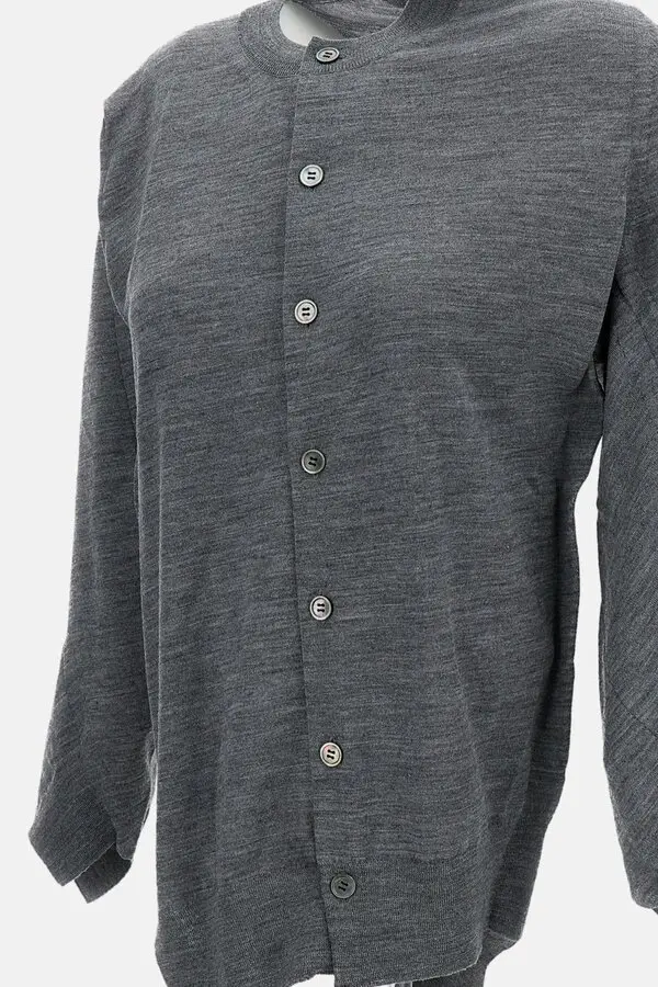 Junya Watanabe Asymmetrical Button-up Cardigan
