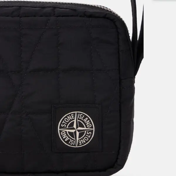 Stone Island Zipped Wrist Pouch With Logo Patch