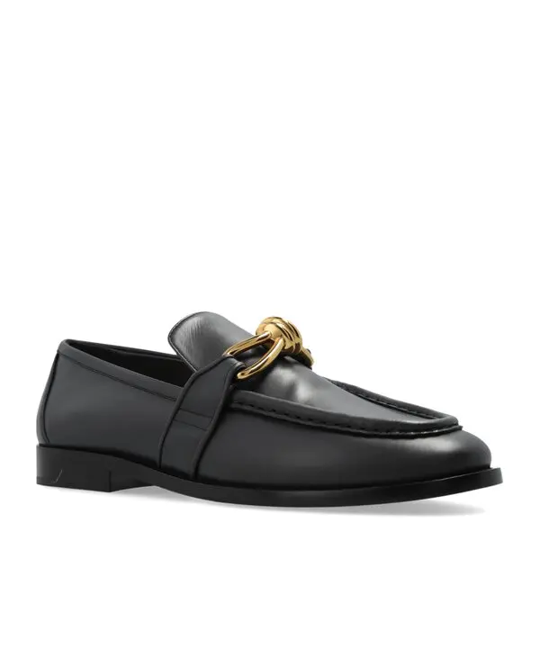 Bottega Veneta Astaire Loafers With Gold Tone Hardware - Shadow