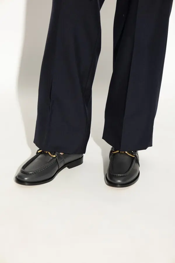 Bottega Veneta Astaire Loafers With Gold Tone Hardware - Shadow