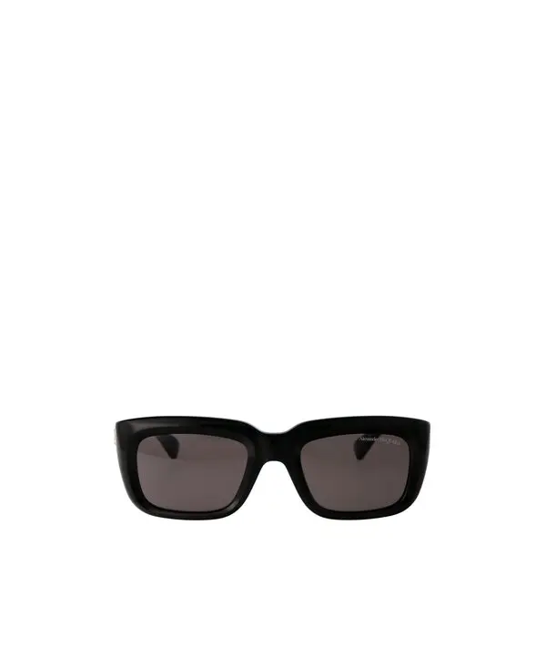Alexander McQueen Rectangle Frame Sunglasses - Black