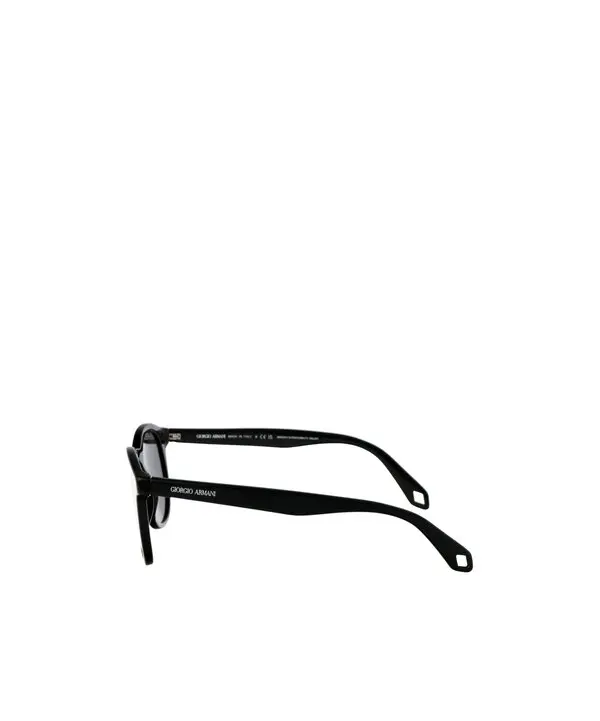 Giorgio Armani Round Frame Sunglasses - Black