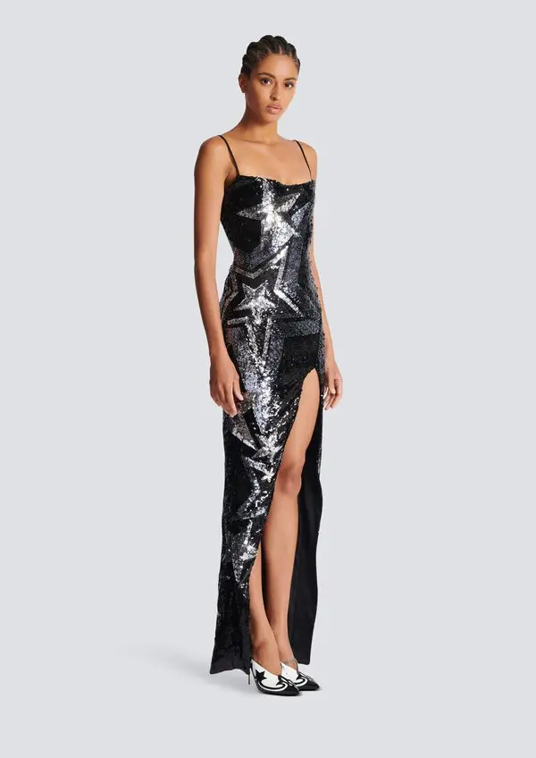 Balmain Embroidered Maxi Dress