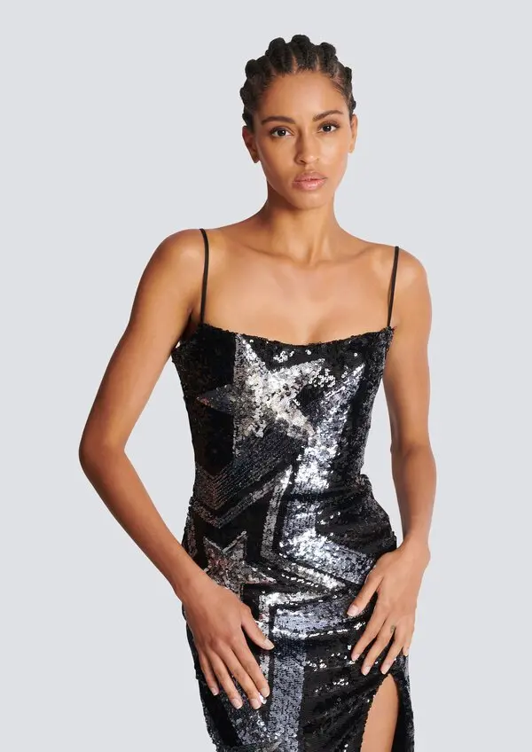 Balmain Embroidered Maxi Dress