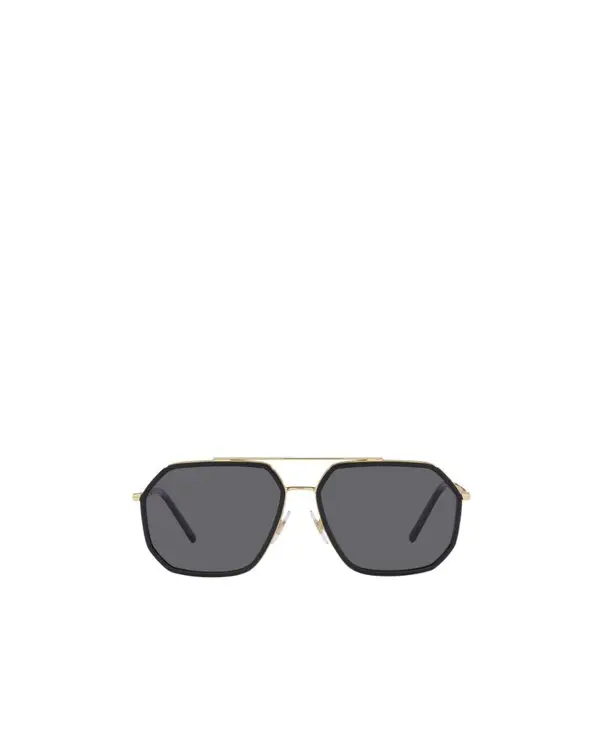 Dolce & Gabbana Polygonal Frame Sunglasses - Gray