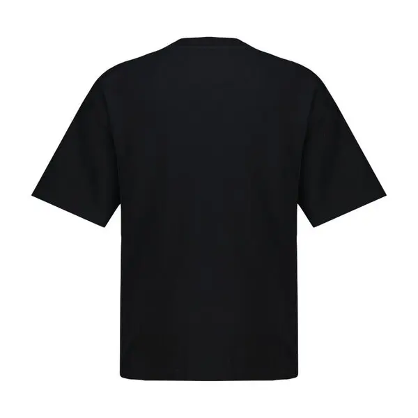 JIL SANDER Crewneck Short Sleeve T-shirt With Logo - Black